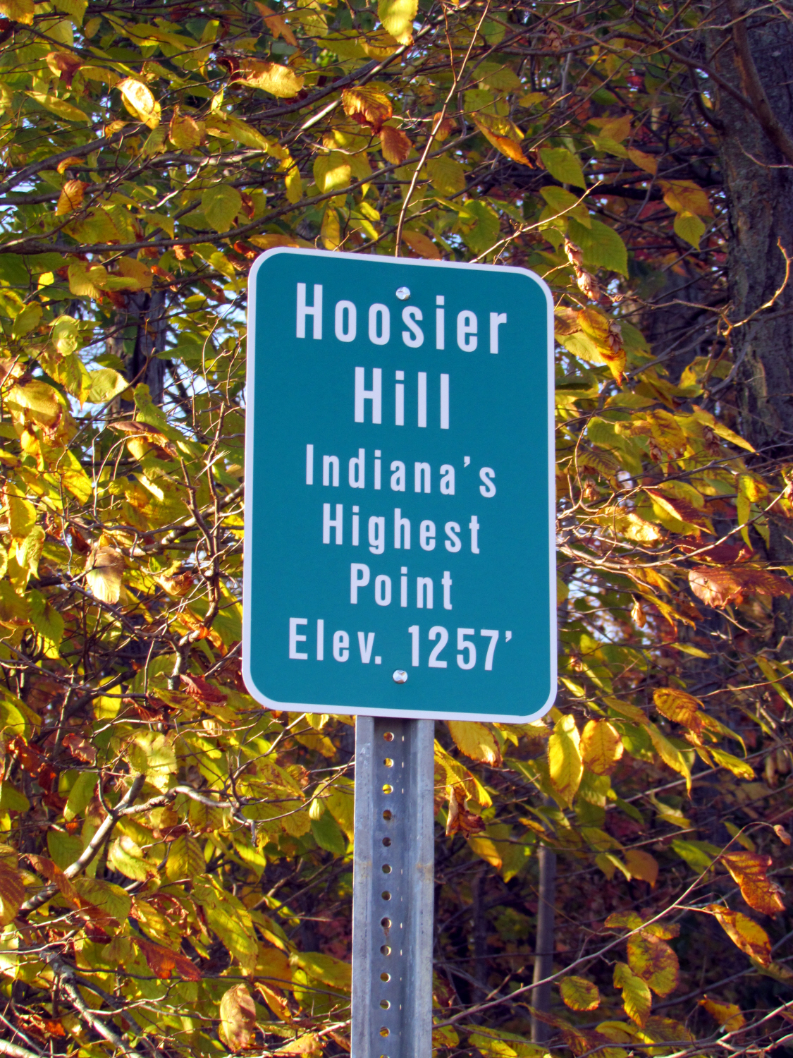 A Geographer's Scrapbook: Hoosier Hill - The Highpoint of Indiana