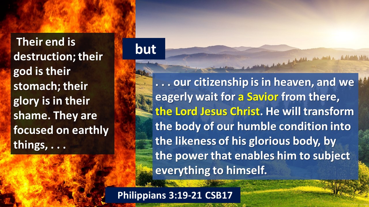 parresiazomai: Their End is Destruction (4 words that support ...