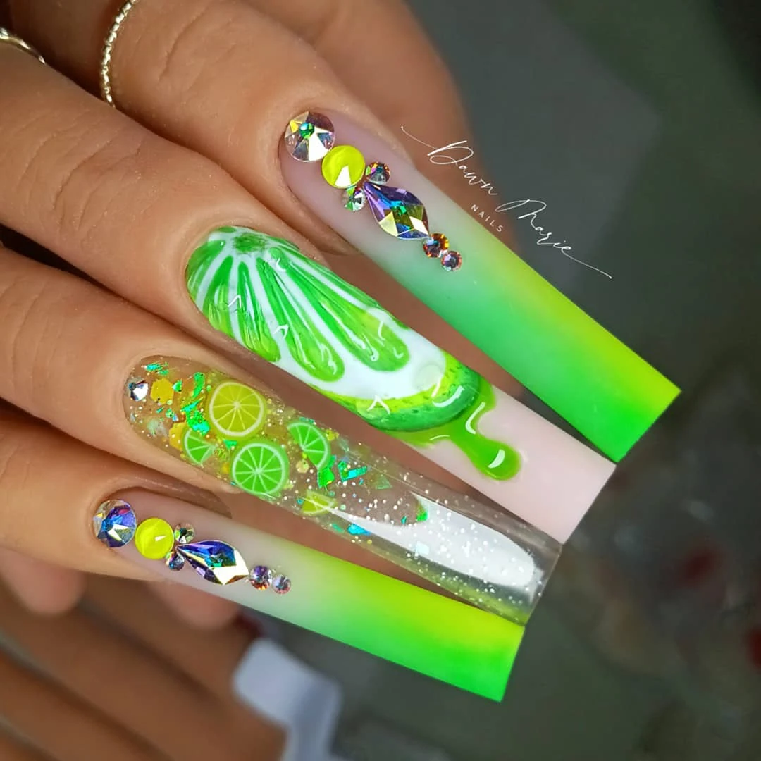 50 Bright Color Nail Art Designs for Summer. | Melody Jacob