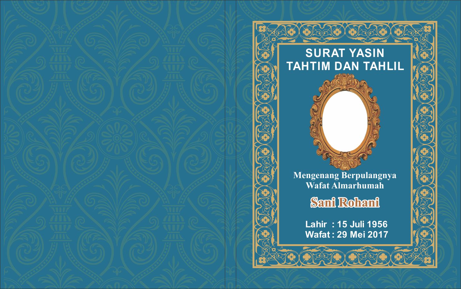 Free Download Desain Cover YASIN Siap Cetak (Free CDR & PSD) ~ Top Magazine