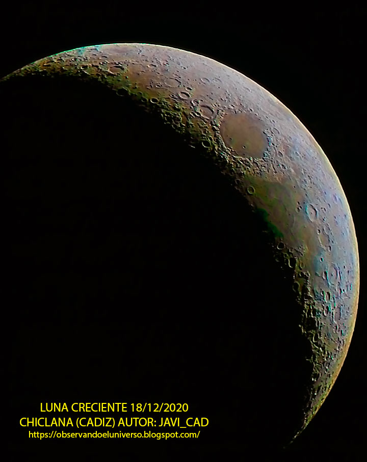 Observando el Universo: Luna creciente