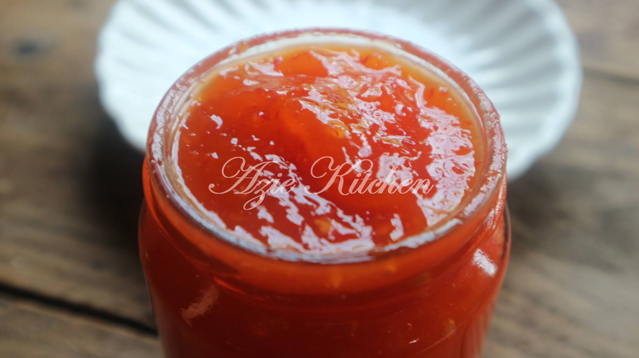 Sos Cili Pencicah Yang Mudah Dan Sedap - Azie Kitchen