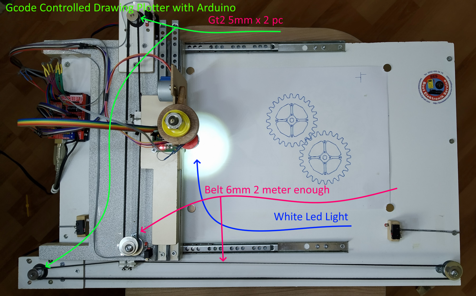Robotik Kodlama: Drawing Plotter with Arduino