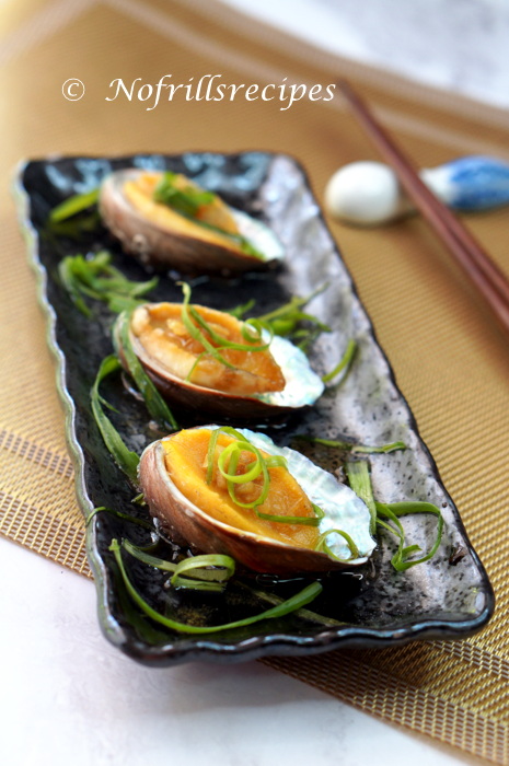 Steamed Mini Abalone ~ 蒸小鲍鱼