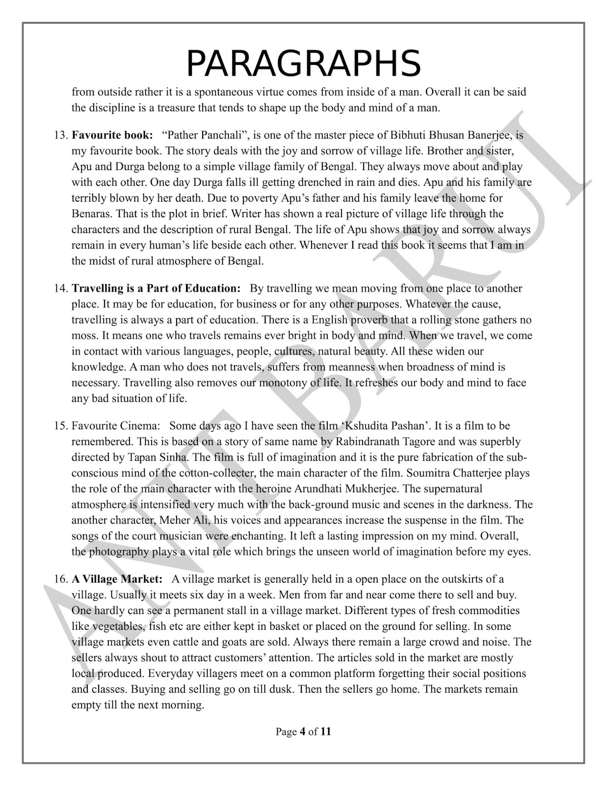 AnitBarui.in : Get English notes, articles of different classes ...