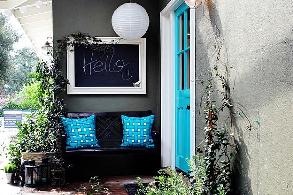 40 examples of colored entrance doors - Lady's Houses