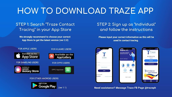TRAZE APP: How to Download, Register, Activate and Use the Contact ...