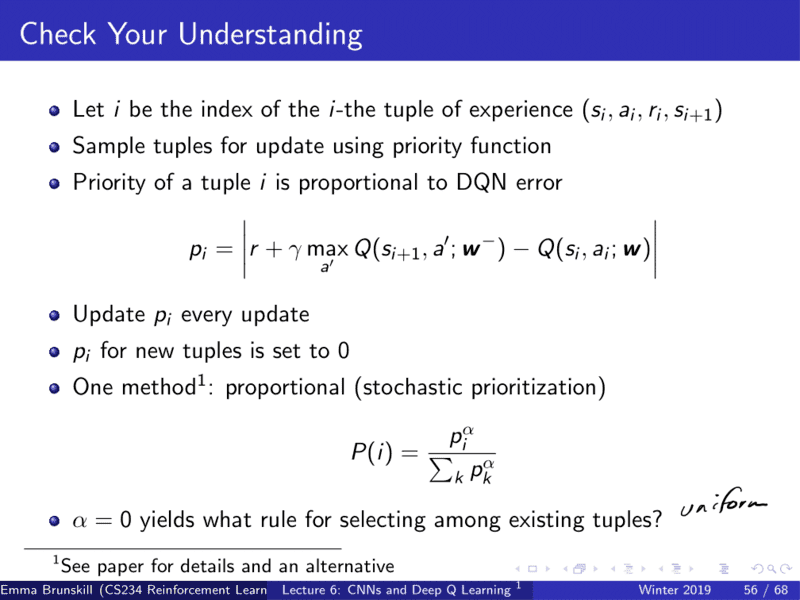 Cs234 Winter 2019 6강 Cnns And Deep Q Learning 공부 별별정보
