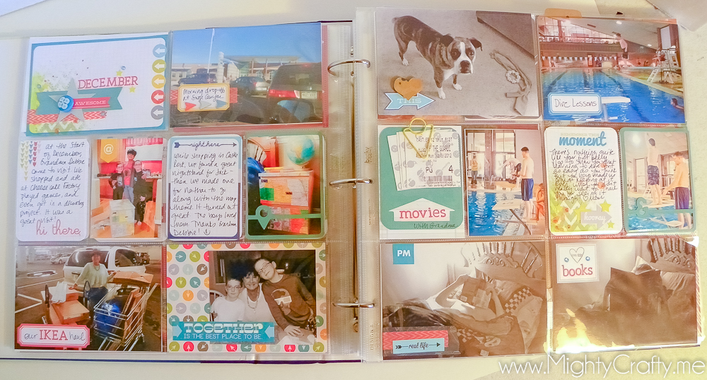 MightyCrafty: Project Life Layouts