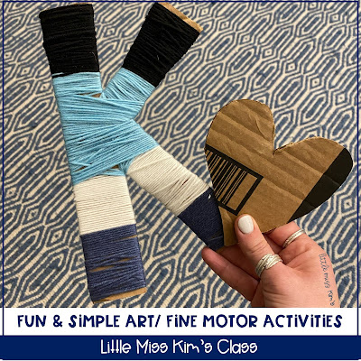 Little Miss Kim's Class: 6 Fun & Simple Art/ Fine Motor Activities