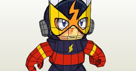 Mega Man : Elec Man Papercraft | Paperized Crafts
