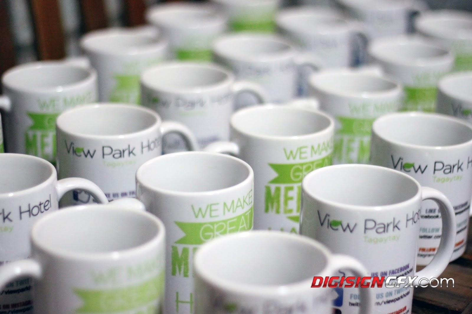 View Park Hotel Mugs ~ Digisign GFX Printing Services