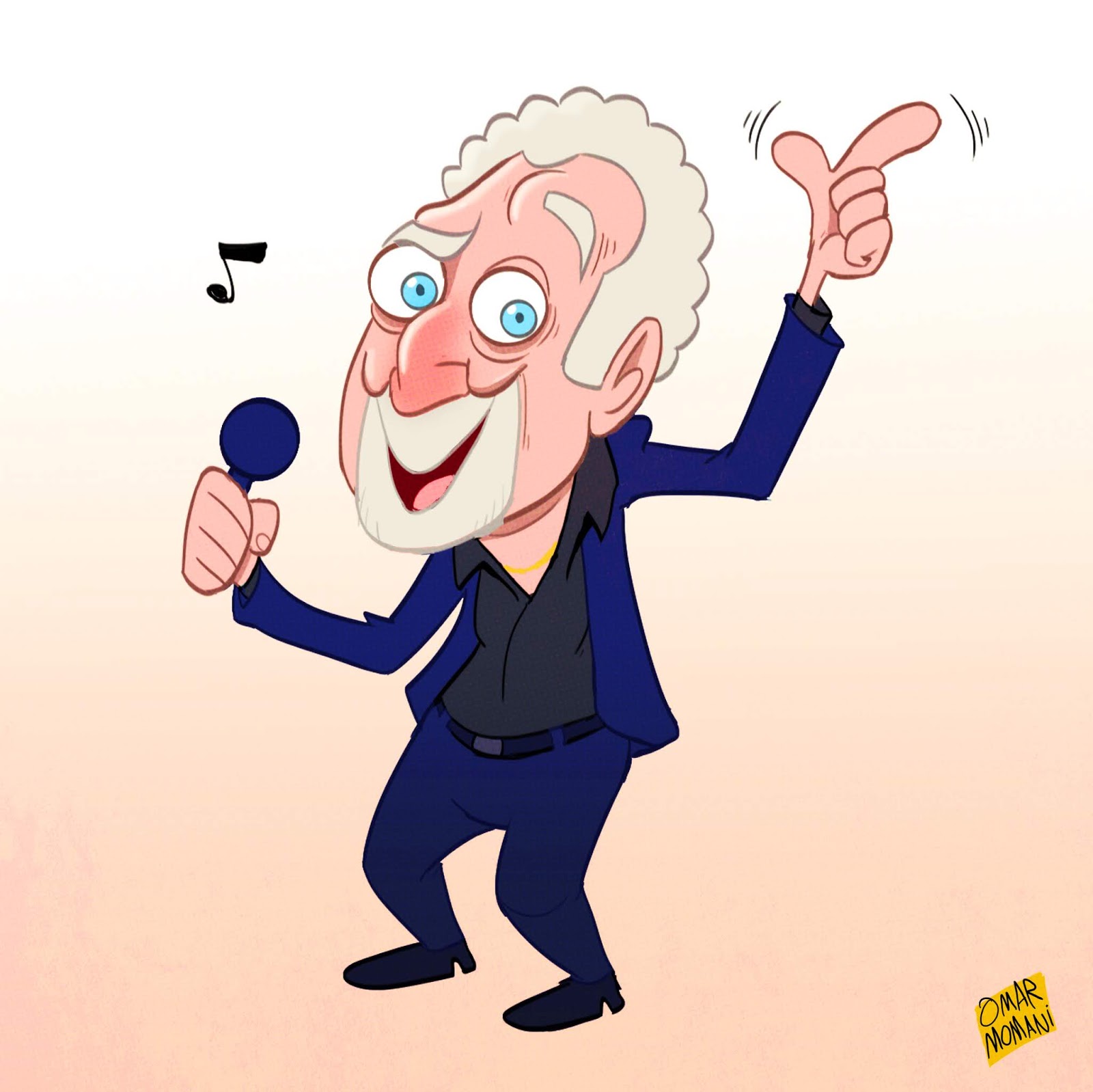 Omar Momani cartoons: Tom Jones