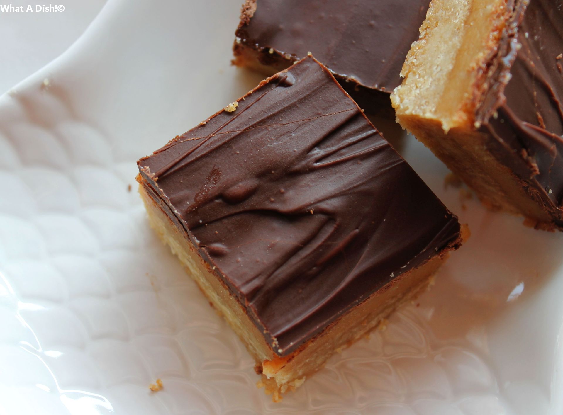 What A Dish!: Millionaire's Shortbread/Caramel Slice (Coconut-Free)