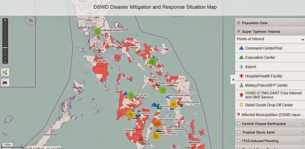 Yolanda Typhoon Map