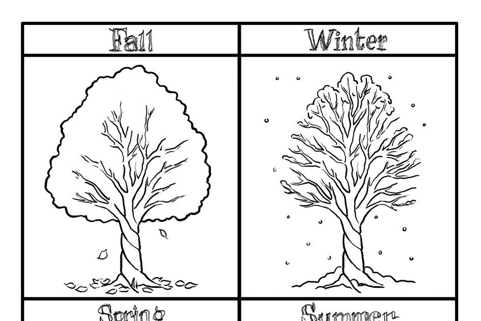 Seasons Coloring Pages ~ Coloring Print