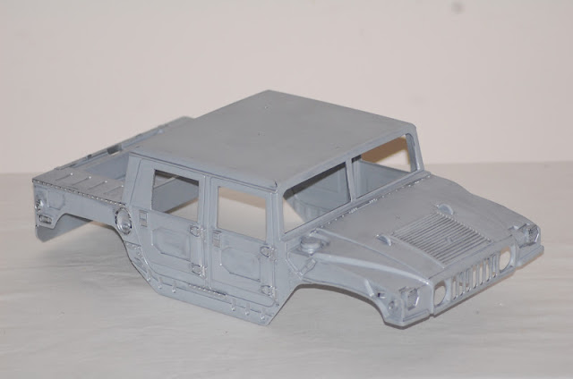Southern Comfort Rc Garage: 1/10 HUMMER CRAWLER PROJECT BODY'S PROGRESS