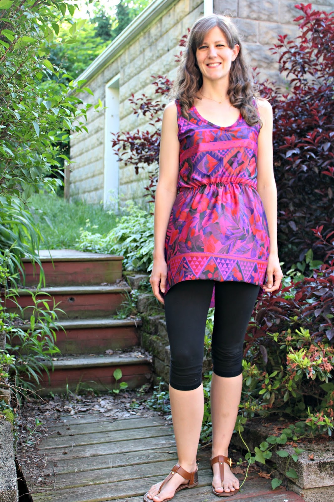 EAT+SLEEP+MAKE: CRAFT: High-Low Racerback Tunic