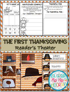 1st Grade Hip Hip Hooray!: The First Thanksgiving: Reader's Theater