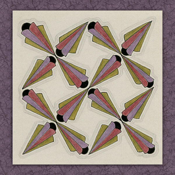 Time for Tangling: Today's Tangle - Flower Funnel