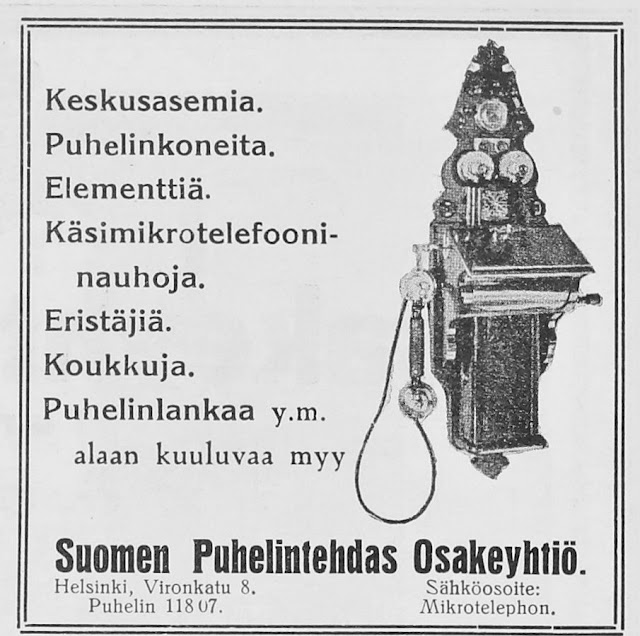 Vanhoja mainoksia: Puhelin