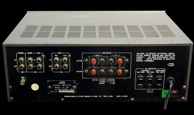 stereonomono - audio Hi Fi Compendium - 14 years on-line: JVC JA-S41