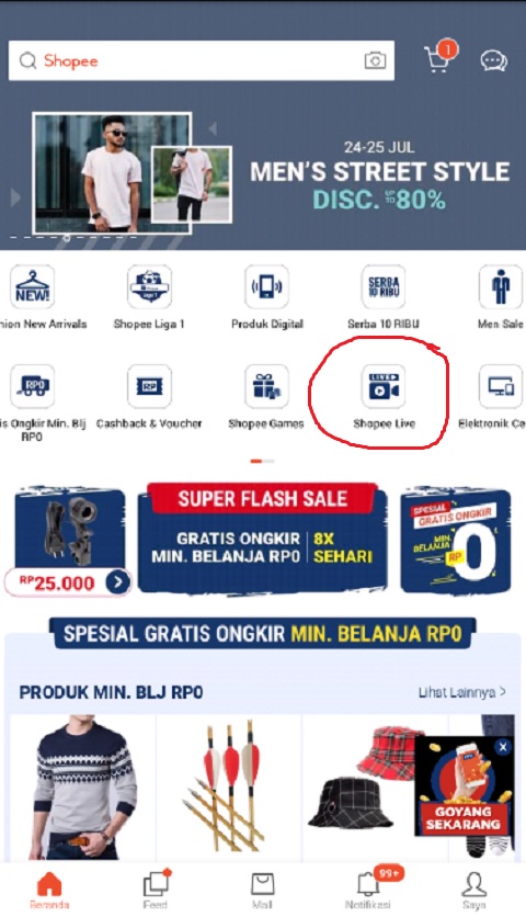 Tutorial di Shopee: Live Streaming