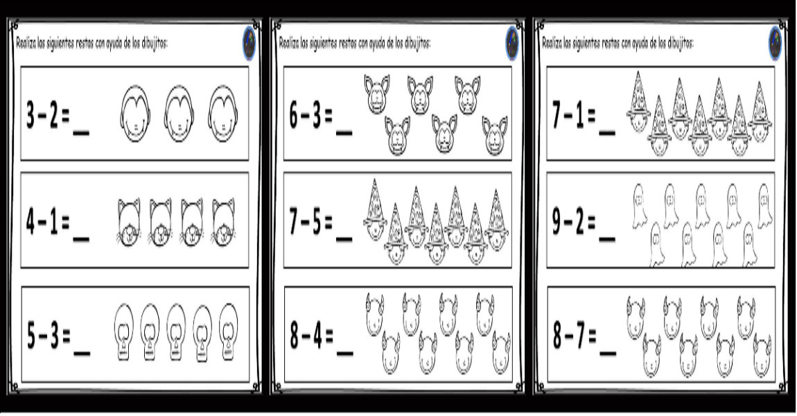 NUESTRO COLE SAN LORENZO: CLASE DE 5 AÑOS. LA RESTA