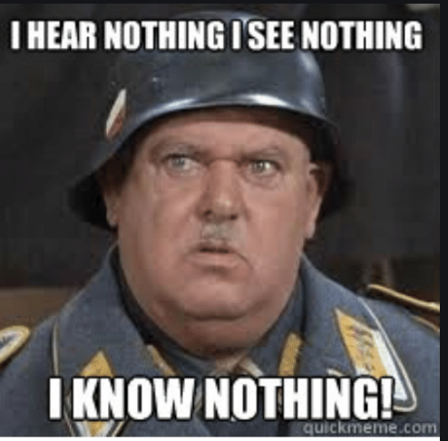 Nassau Assessor Moog mimics Sergeant Schultz