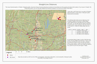 Fun with Maps: Straight-Line Distances