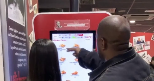 WATCH : KIM AND KANYE AT KFC | Mafaro
