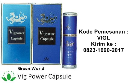 Obat Herbal Berkhasiat: Green World Vig Power Capsule