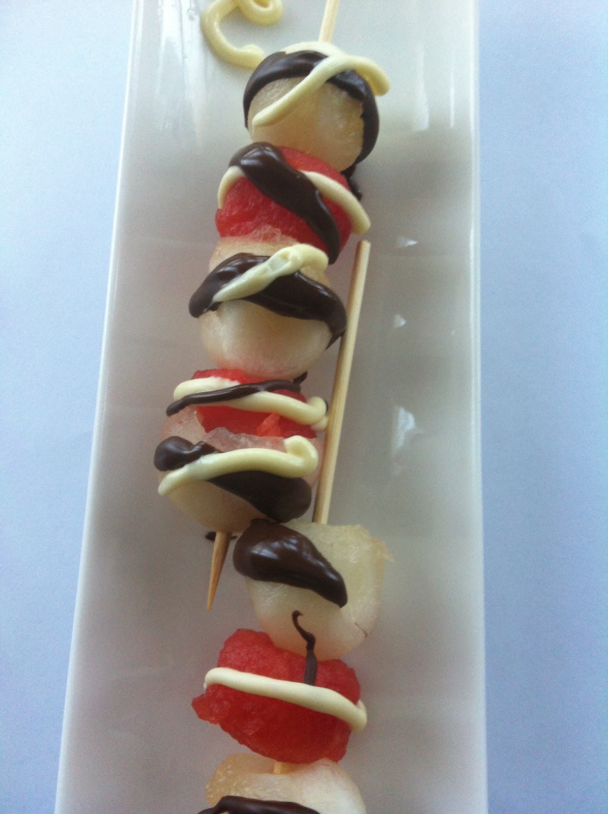 Las recetas de Martuka: Polos De Melón Y Sandía A Los Dos Chocolates