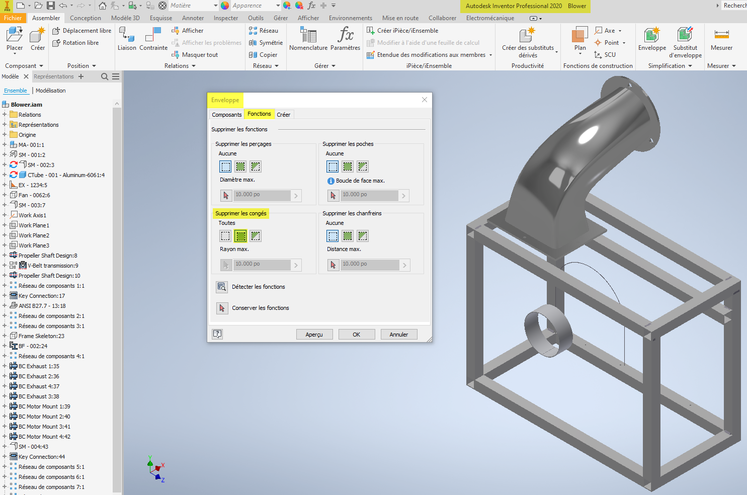 Revit-Mémo: Revit 2020_d'Inventor à Revit_Simplification
