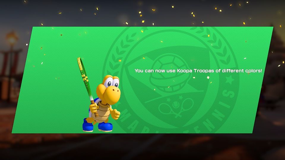 KoopaTV: Blue Koopa Troopas and Paratroopas in Mario Tennis Aces...and ...