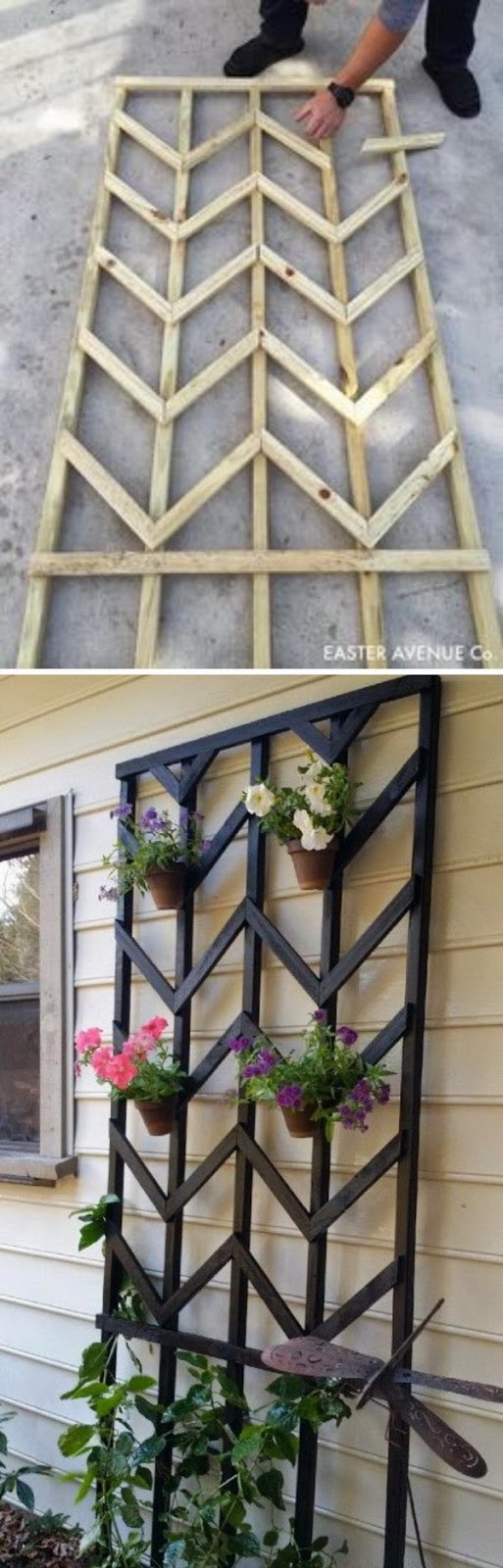 Content in a Cottage: Some DIY Garden Trellis Projects