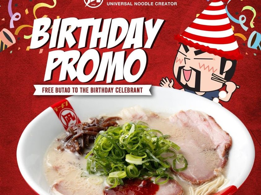 Manila Shopper: Ramen Nagi Promo for Birthday Celebrators