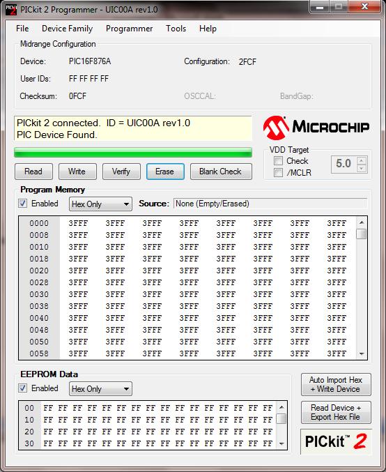 Microchip Pic Microcontroller Write Program Code To Pic Step 3677