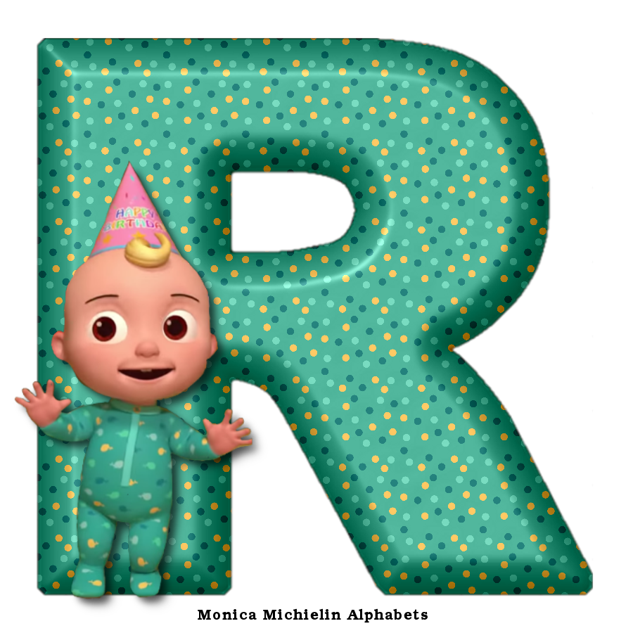 M. Michielin Alphabets: COCOMELON PIJAMAS BABY ALPHABET LETTERS PNG ...