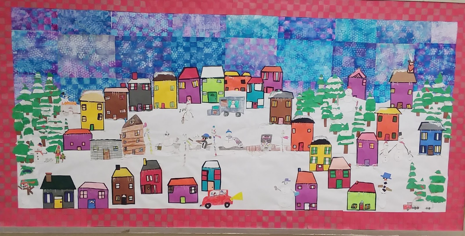 Art With Mr. E: Collaborative Winter Bulletin Board 2019