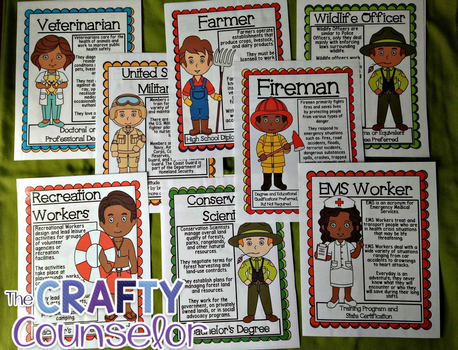 Teach Kids Their Career Choices - Mrs. Bell The Crafty Counselor