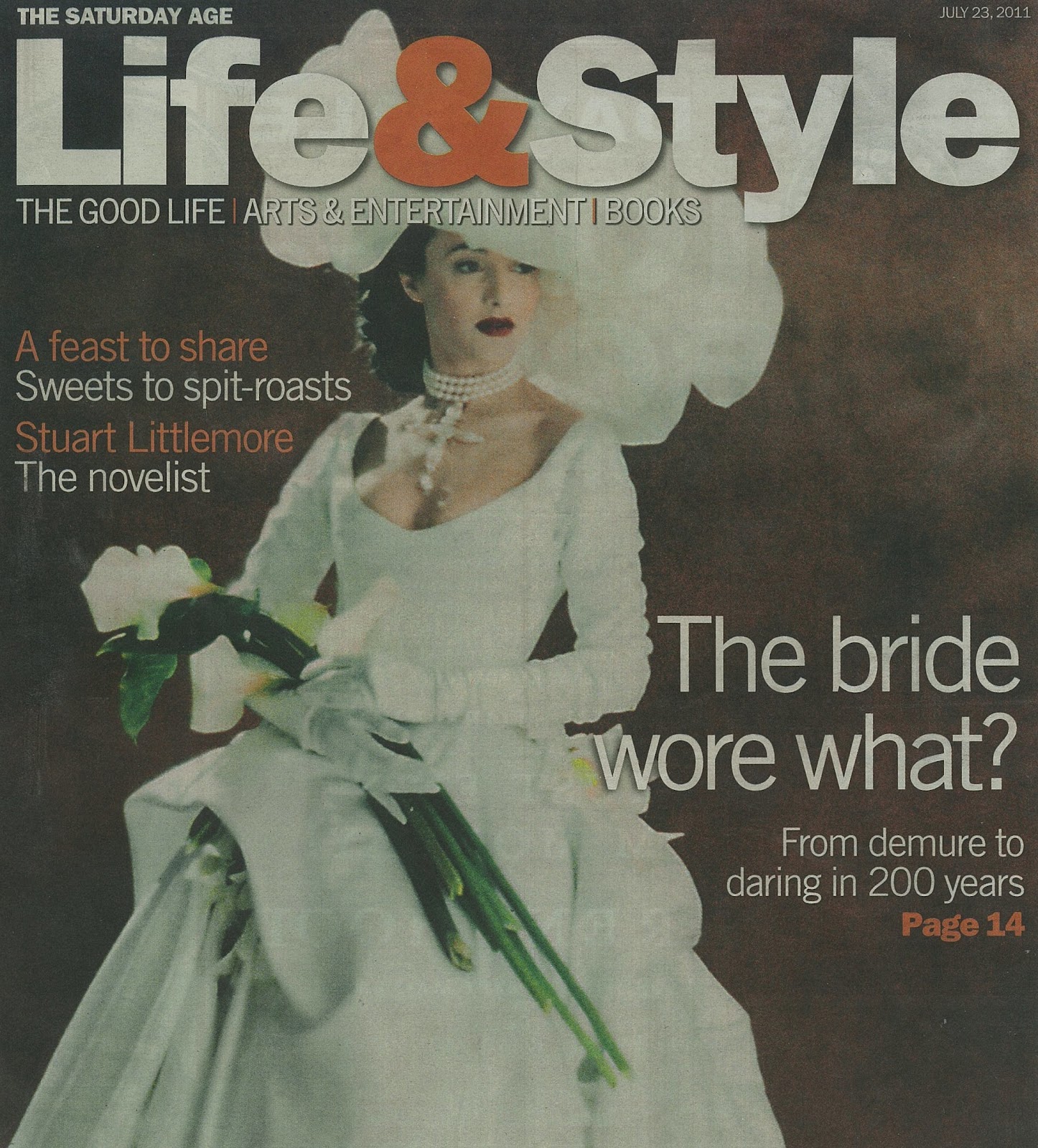 Linda Britten Australia: The white wedding dress exhibition