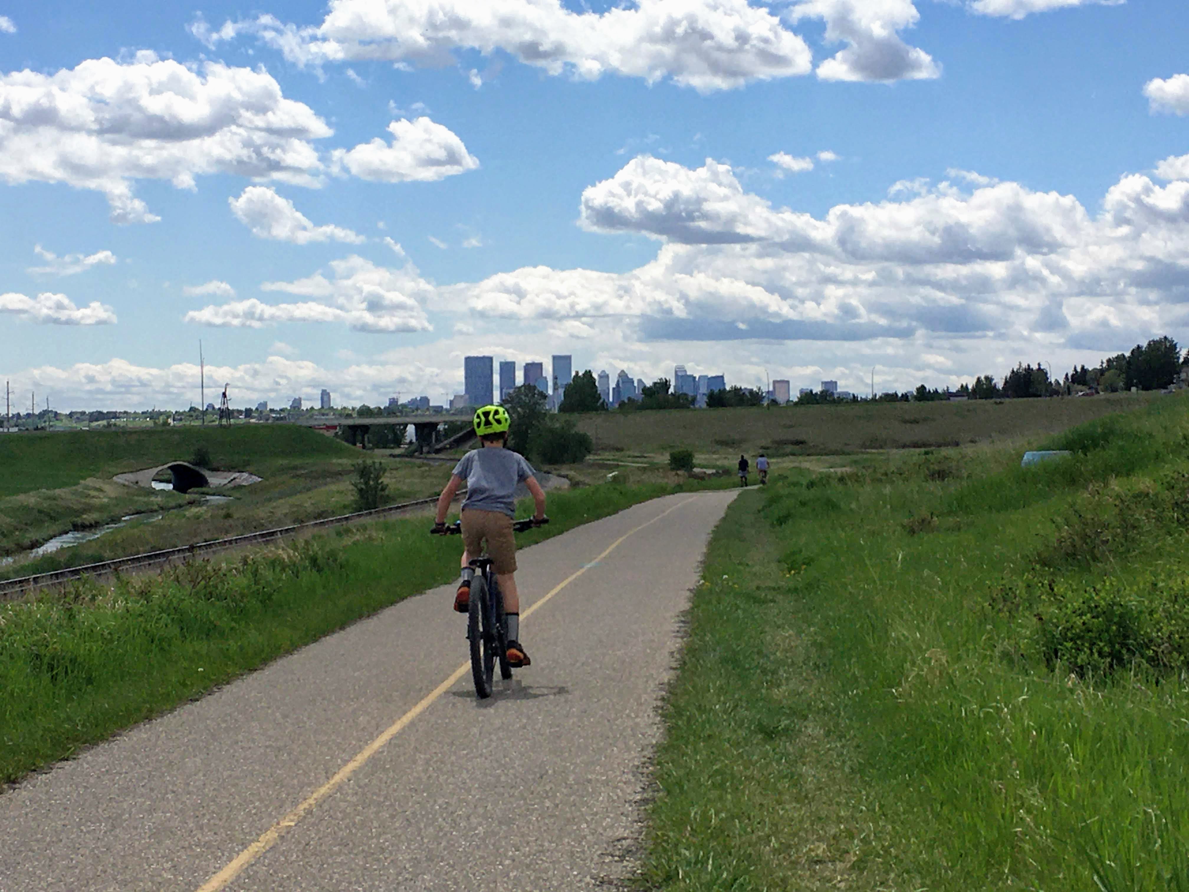 Family Adventures in the Canadian Rockies: Biking around Calgary with ...