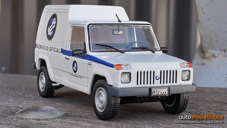 auto modellbaus: IES Gringa Furgón (1987) - Autos Inolvidables Argentinos