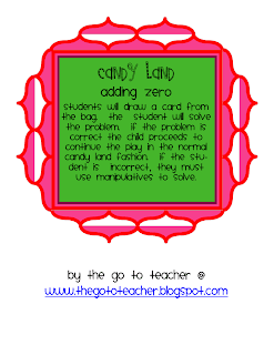 The Go To Teacher: Math Freebies