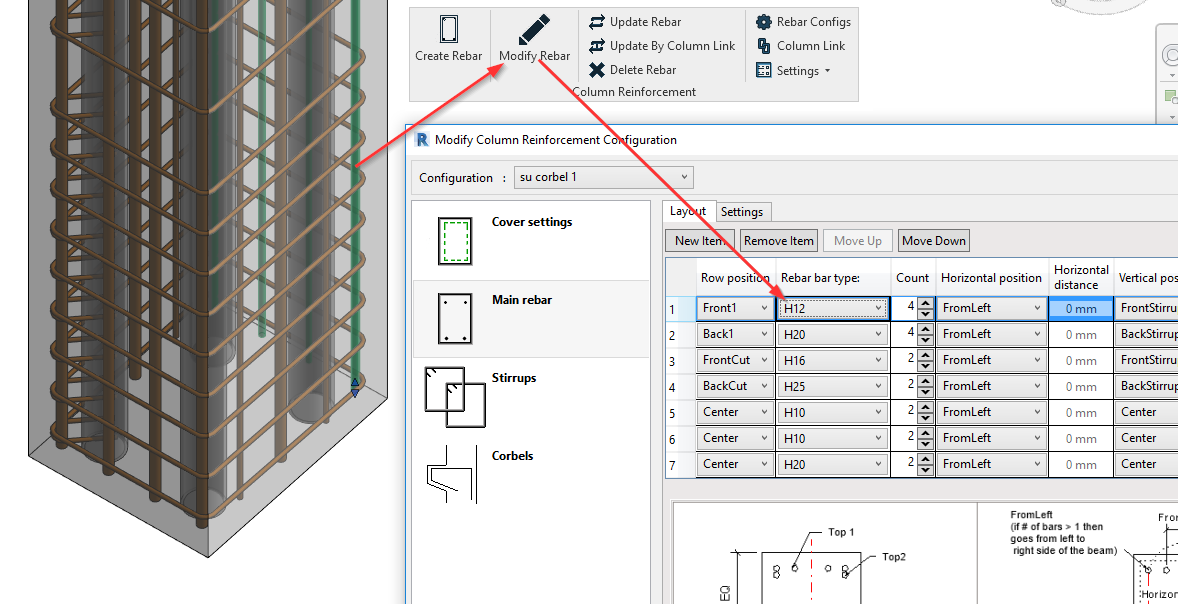 Revit Add-Ons: Column Reinforcement