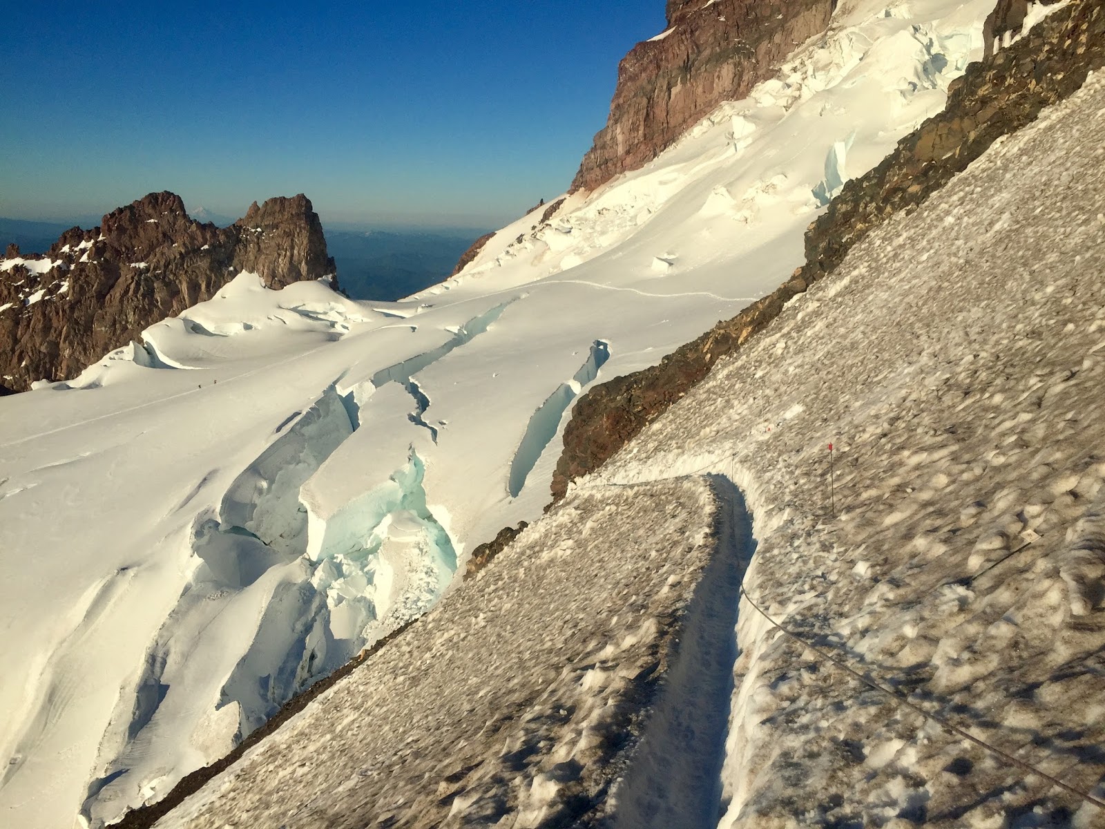 Mount Rainier Climbing: Disappointment Cleaver 6/25/2017