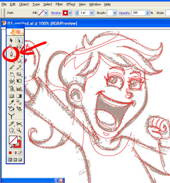 Simple Vector Character Tutorial ~ KeMotakuGraphics