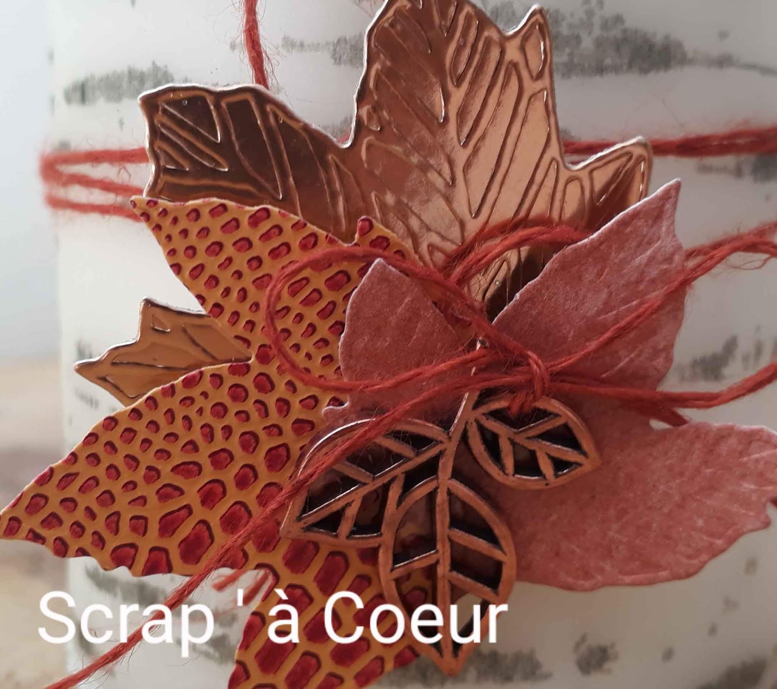 Scrap' à Coeur: Des feuillages pour décorer...